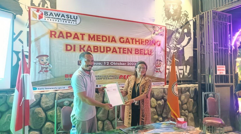 Bawaslu Belu dan Pena Batas Teken MoU Pengawasan Partisipatif Pemilu ...
