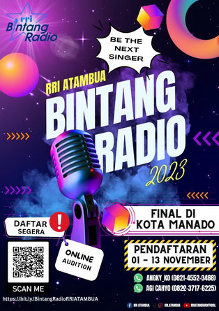 Bintang Radio RRI Atambua Kembali Di Gelar, Ayo Daftarkan Diri Anda ...